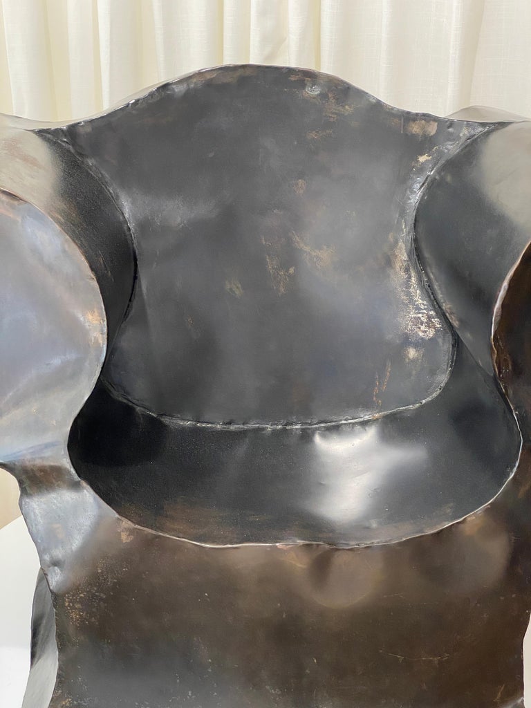 Ron Arad, Early "Big Easy" Chair, Patinated Steel, One Off, Great ...