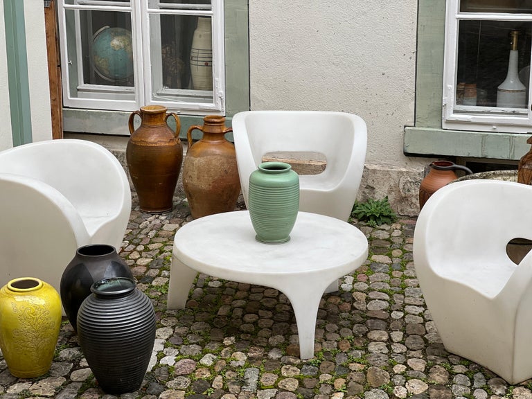 Ron Arad for Moroso 3 Outdoor Chairs and Table “Little Alfred”, Italy ...