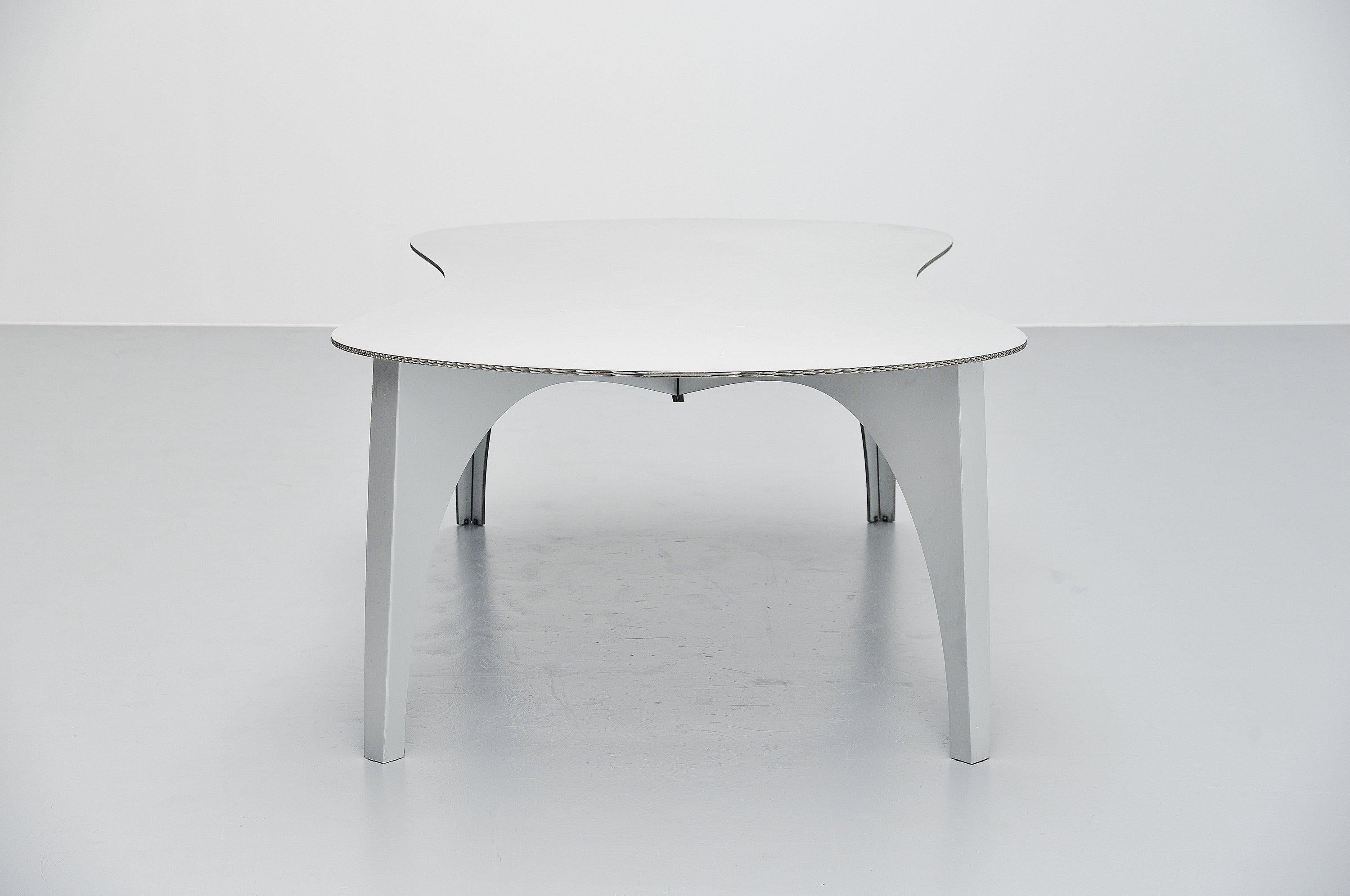 Ron Arad No Waste Aluminium Table Hidden, 2000 at 1stDibs | ron arad table
