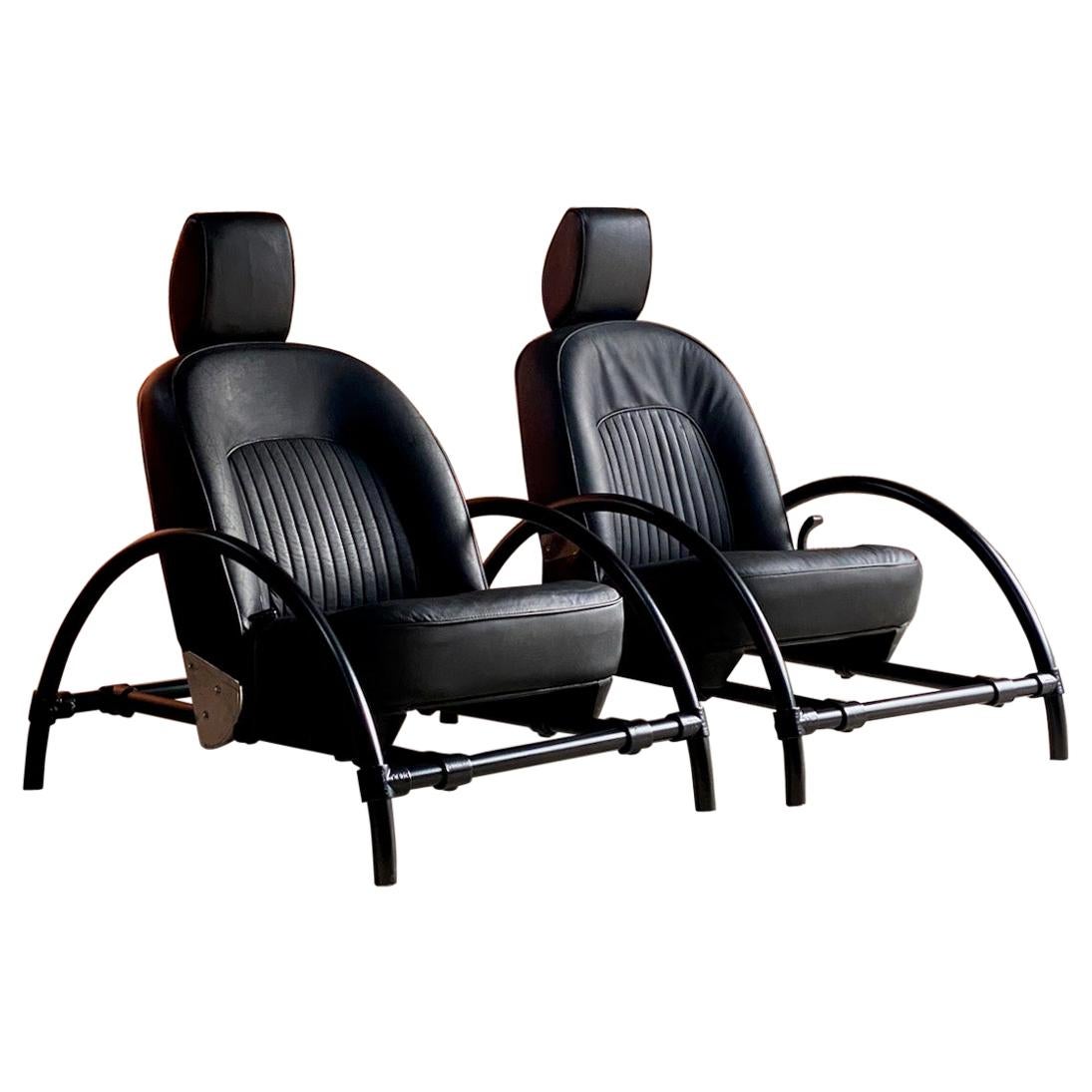 Ron Arad Rover Chairs Pair by One Off Ltd, circa 1981 at 1stDibs