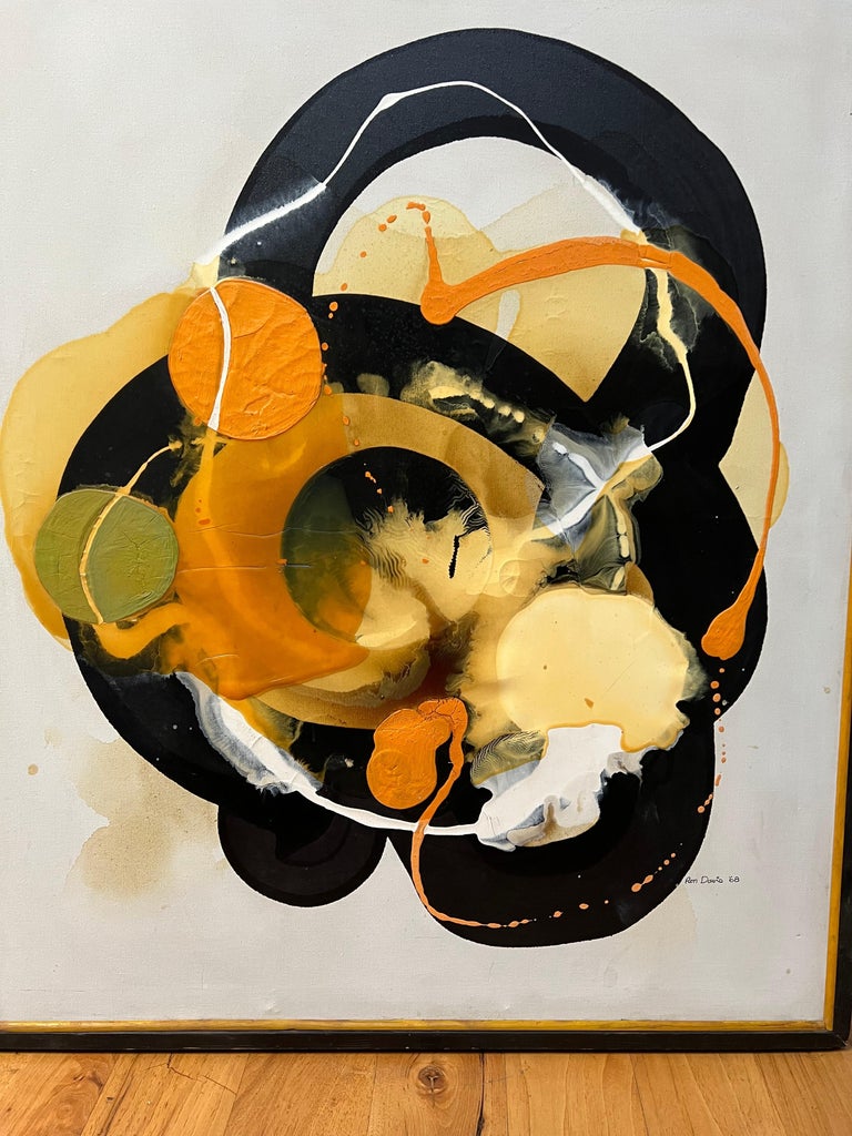 Ron Davis - Abstract Oil Painting by Ron Davis at 1stDibs
