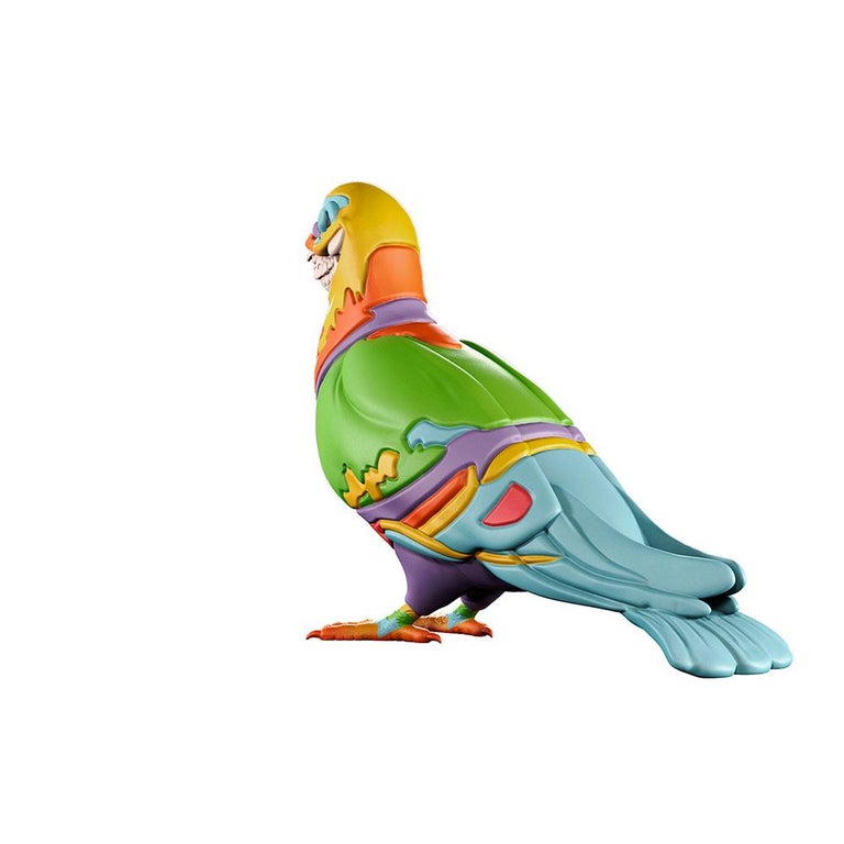 Ron English - Collaboration with Staple Vinyl Pigeon Grin Sculpture Ron ...
