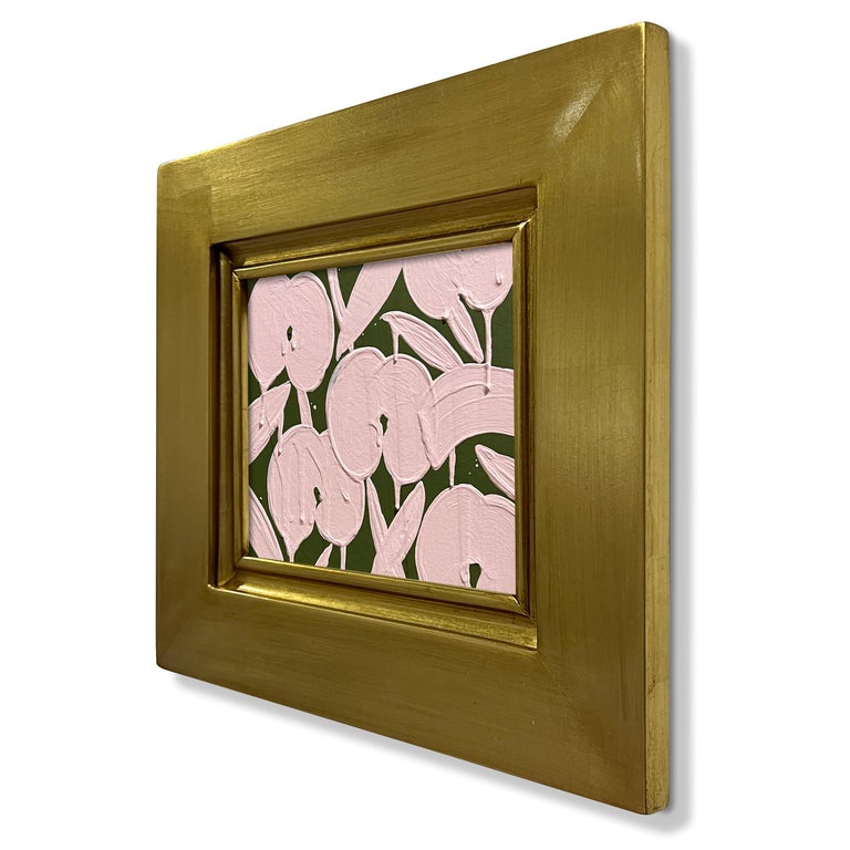 Ron Giusti - Ron Giusti Mini Orchid Forest Light Pink Acrylic Painting ...