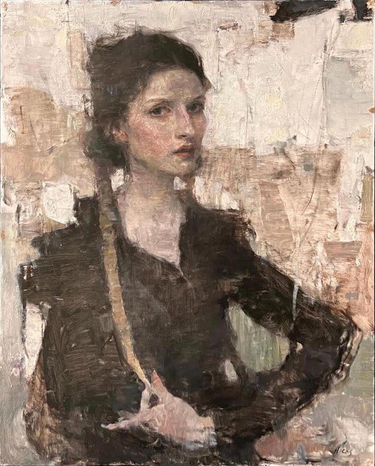 Ron Hicks - Girl With Braids For Sale at 1stDibs