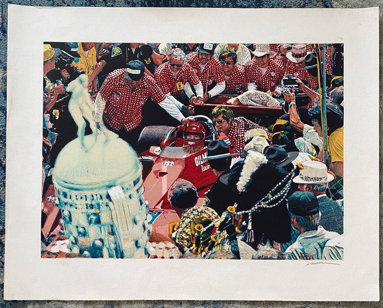Ron Kleemann - Winner Circle Auto Racing Print Pop Art Photo Realist ...