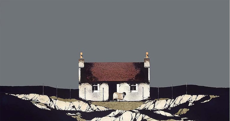 Ron Lawson - Barra, Red Roof - Signed, Limited Edition Print, Landscape ...