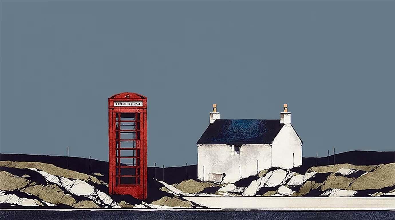 Ron Lawson - Island Blue - Signed, Limited Edition Print, Landscape by ...