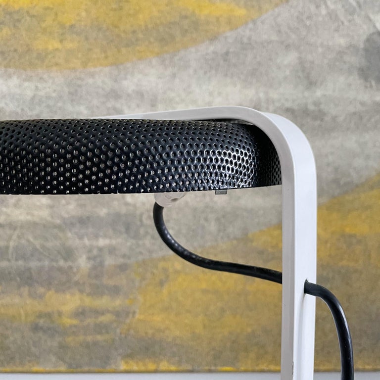 Ron Rezek 110 Desk Lamps in Black and White Signed For Sale at 1stDibs