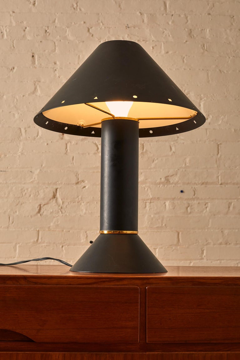 Ron Rezek Copper Table Lamp For Sale at 1stDibs
