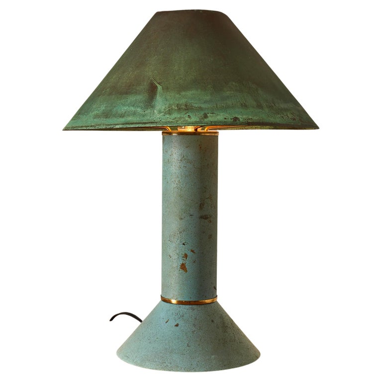 Ron Rezek Copper Table Lamp at 1stDibs