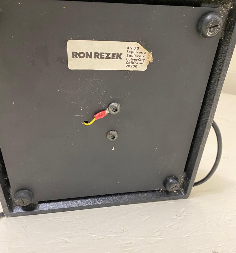 Restored Ron Rezek Floor Lamp Torchiere For Sale at 1stDibs