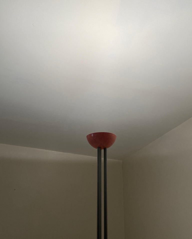 Restored Ron Rezek Floor Lamp Torchiere For Sale at 1stDibs