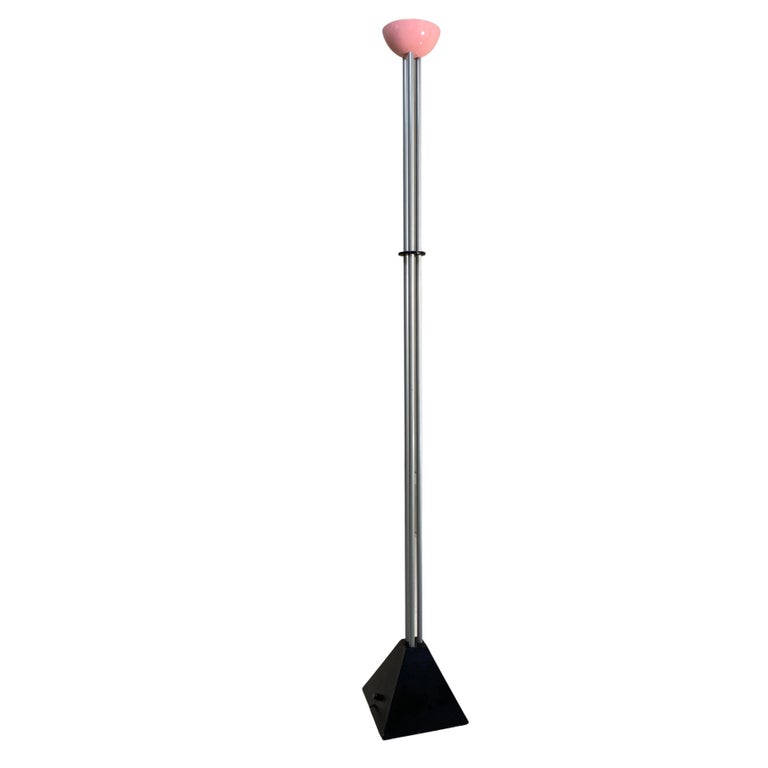 Restored Ron Rezek Floor Lamp Torchiere For Sale at 1stDibs