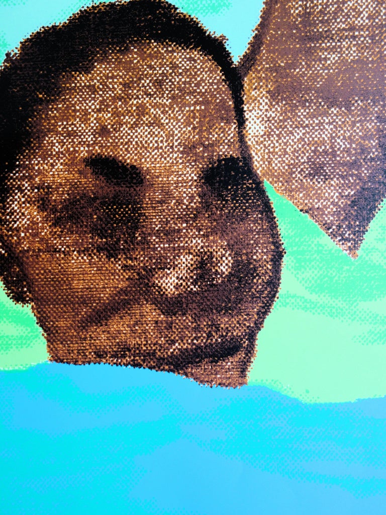 Ronald Brooks Kitaj - Swimmer - Screenprint (Olympic Games Munich 1972 ...