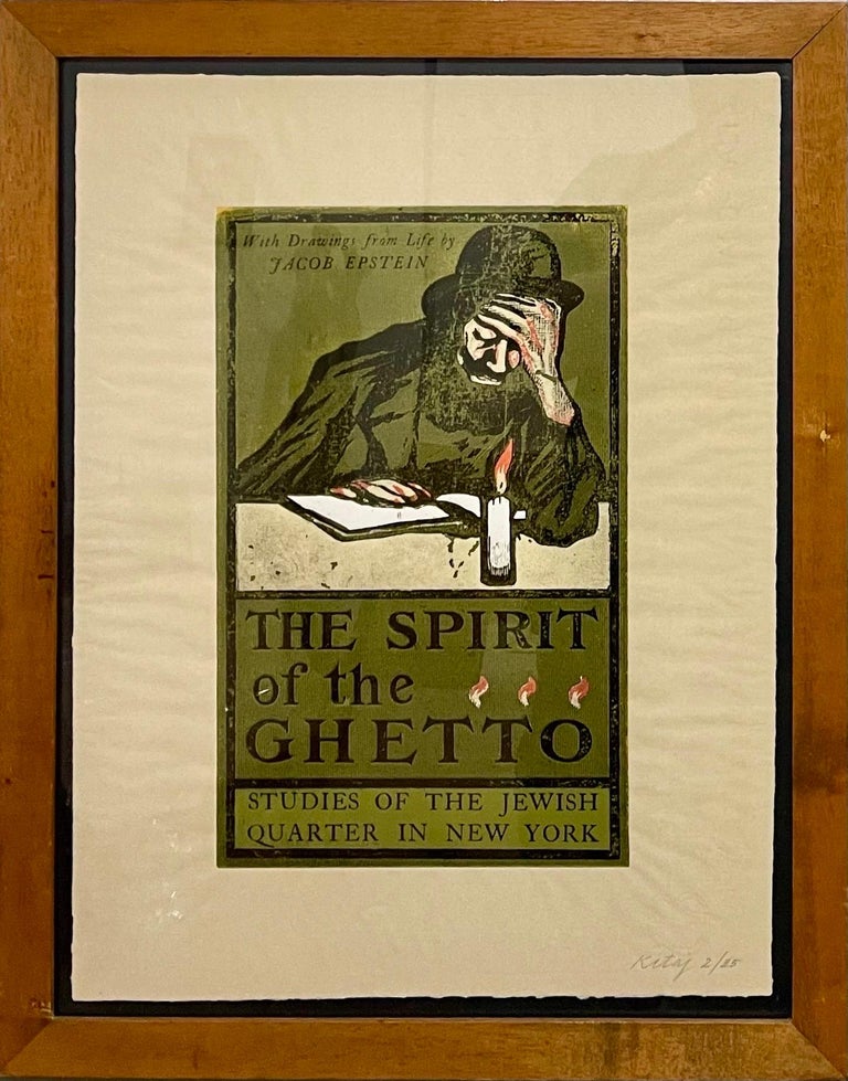 Ronald Brooks Kitaj - the Spirit of the Ghetto Screenprint British Pop ...