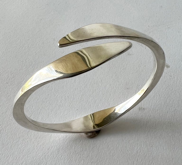 Ronald Hayes Pearson Sterling Silver American Modernist Bangle Cuff ...