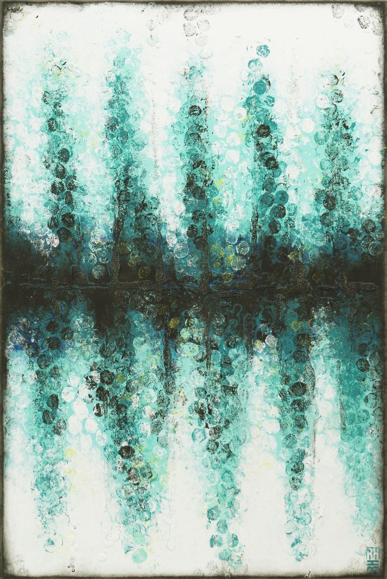 Ronald Hunter - Boiling Bubbles Light, Painting, Acrylic on Canvas For ...
