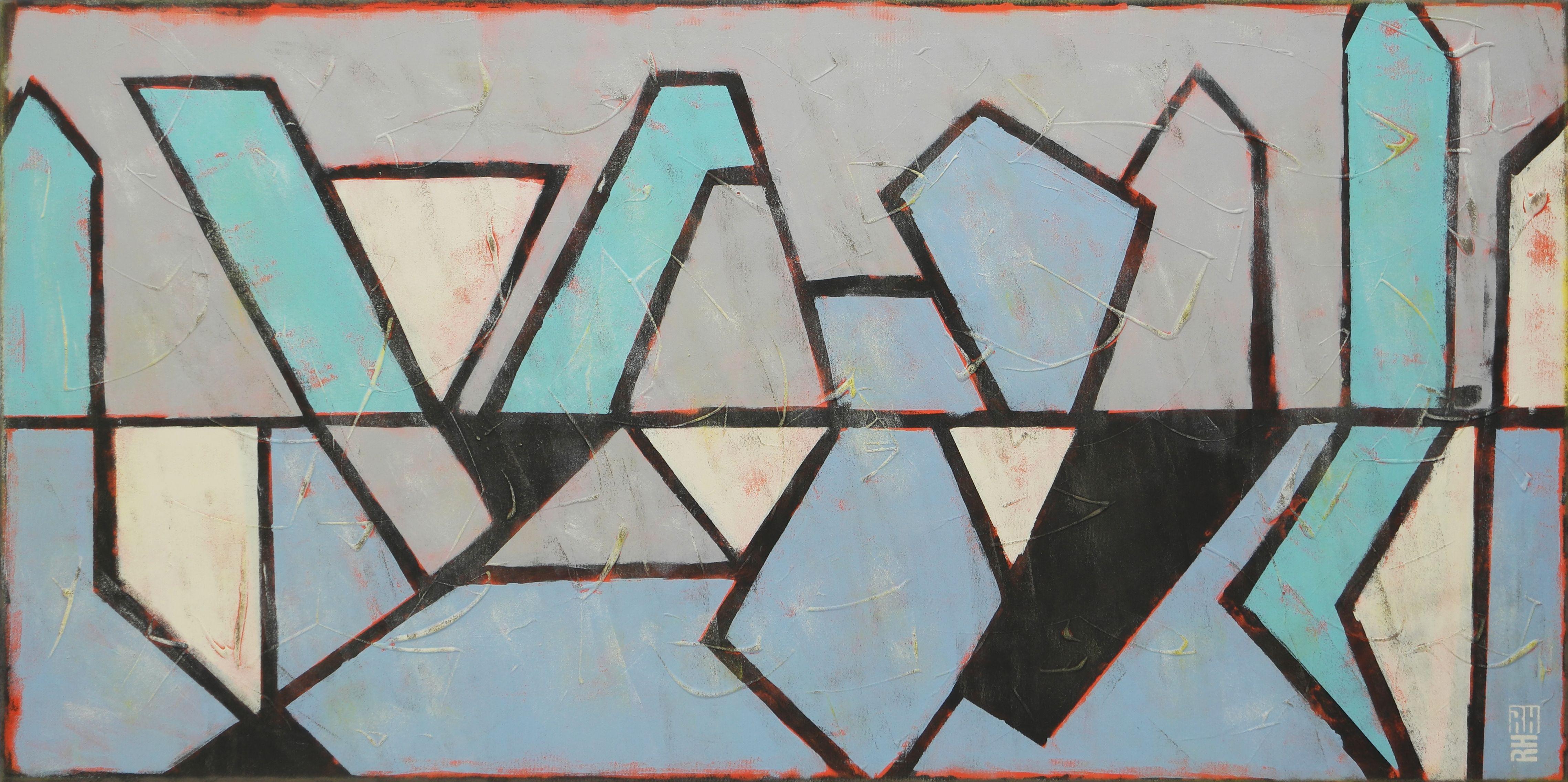 Ronald Hunter - Friendly City Scapes, Painting, Acrylic on Canvas For ...