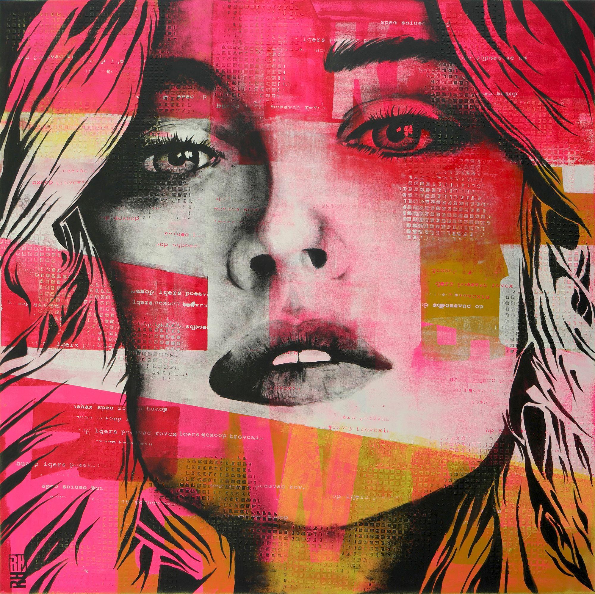 Ronald Hunter - Pop Song XL, Painting, Acrylic on Canvas For Sale at ...