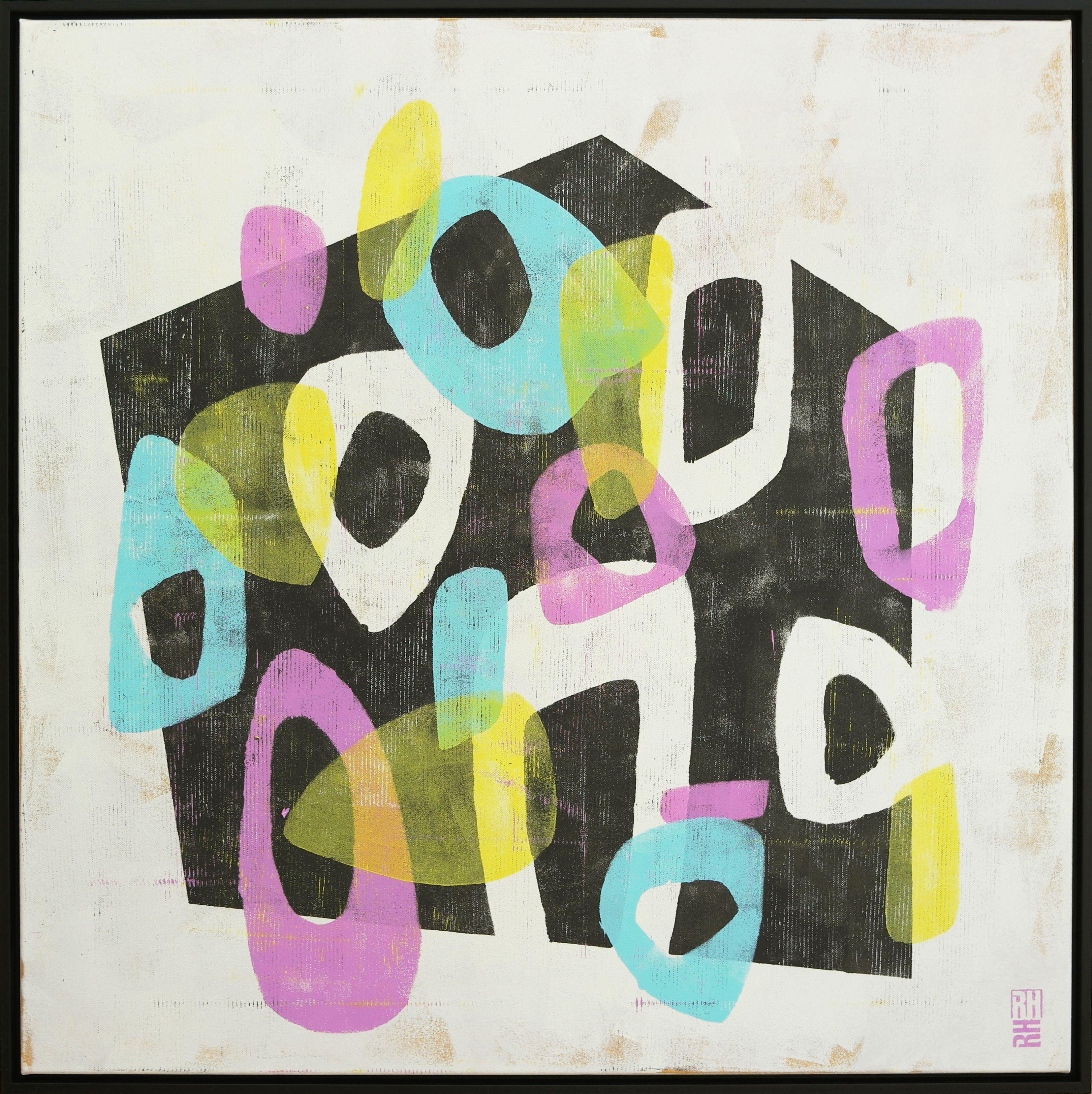 Ronald Hunter - LOVE in Red, Painting, Acrylic on Canvas For Sale at ...