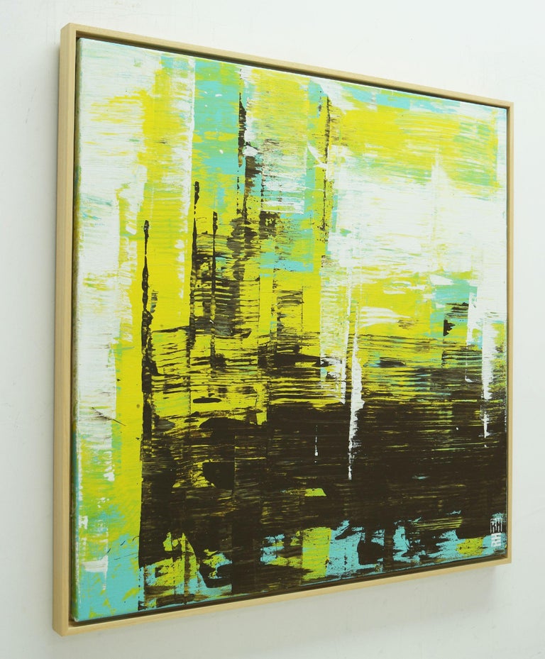 Ronald Hunter - Static Balance Brown, Painting, Acrylic on Canvas For ...