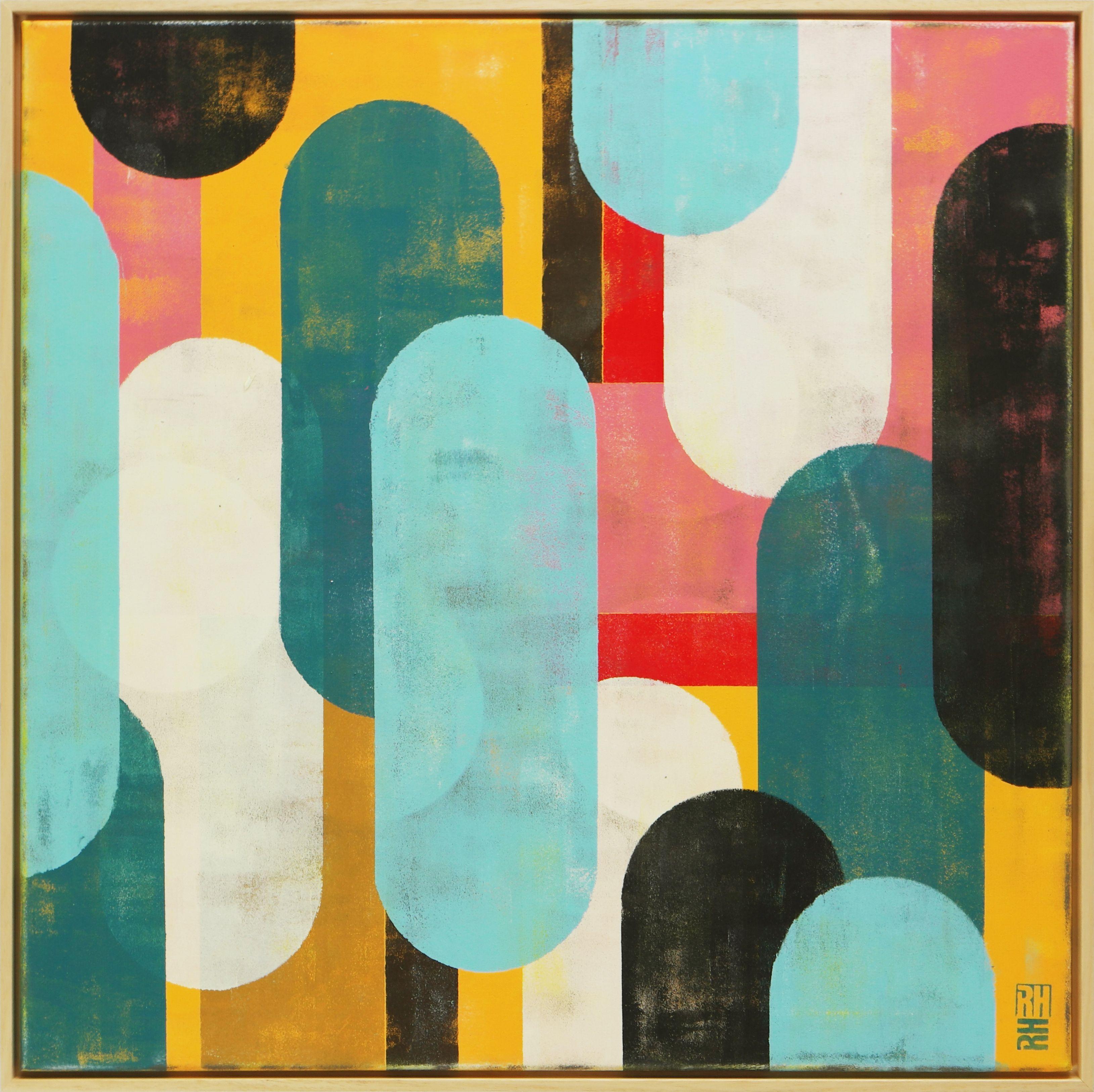 Ronald Hunter - LOVE in Red, Painting, Acrylic on Canvas For Sale at ...