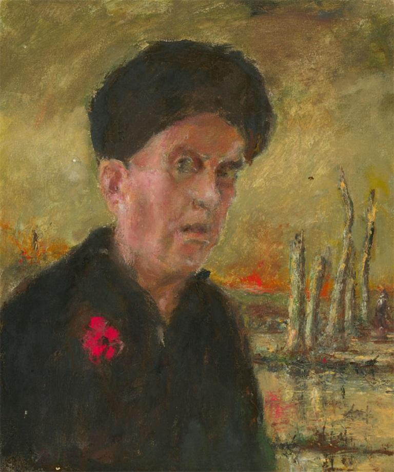 Ronald Olley - Ronald Olley (b.1923) - c. 2000 Oil, Portrait of a ...