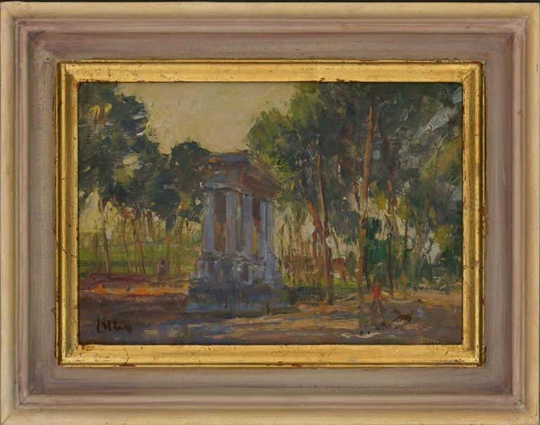 Ronald Olley - Ronald Olley (b.1923) - c. 2000 Oil, The Borghese ...