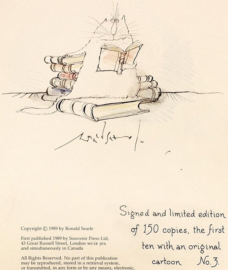 Ronald Searle, Slightly Foxed, First Deluxe Edition with an Original ...