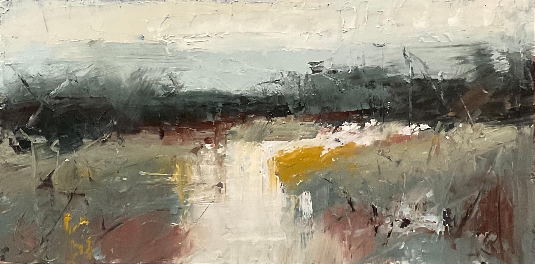 Ronda Waiksnis - Abstract View II, Abstract Oil Painting For Sale at ...