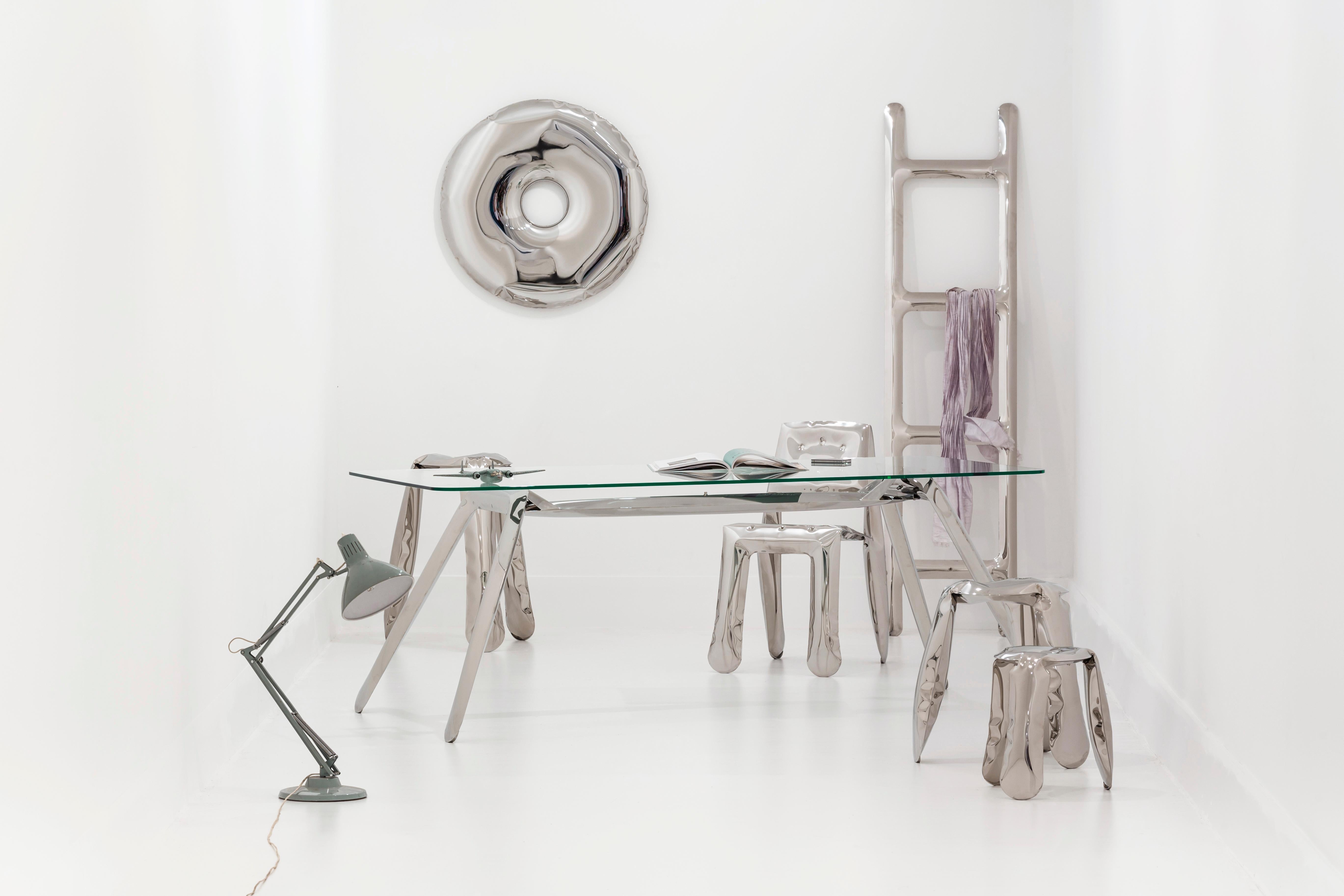 Rondo 75 Mirror in Polished Stainless Steel by Zieta at 1stDibs | rondo ...