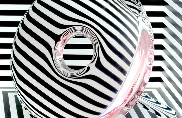 Rondo 75 Mirror in Polished Stainless Steel by Zieta For Sale at 1stDibs