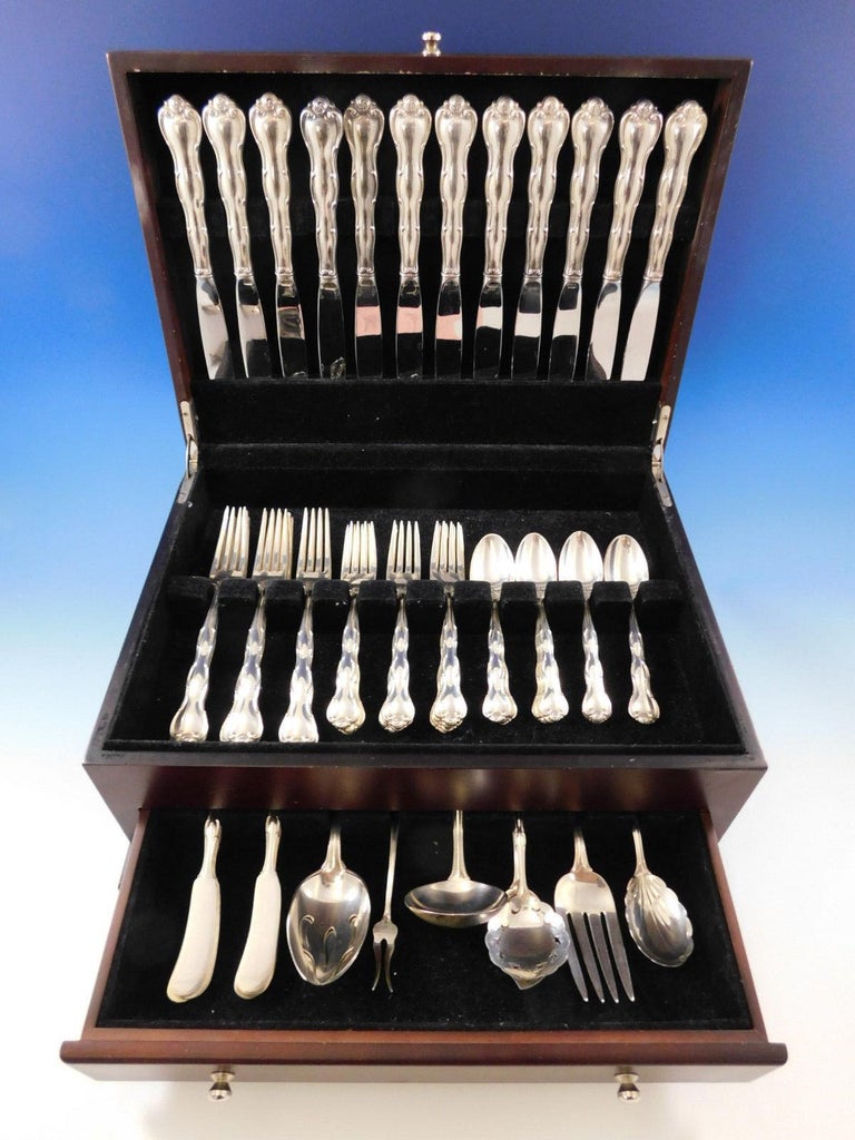 Rondo by Gorham Sterling Silver Flatware Set for 12 Service 68 Pcs ...