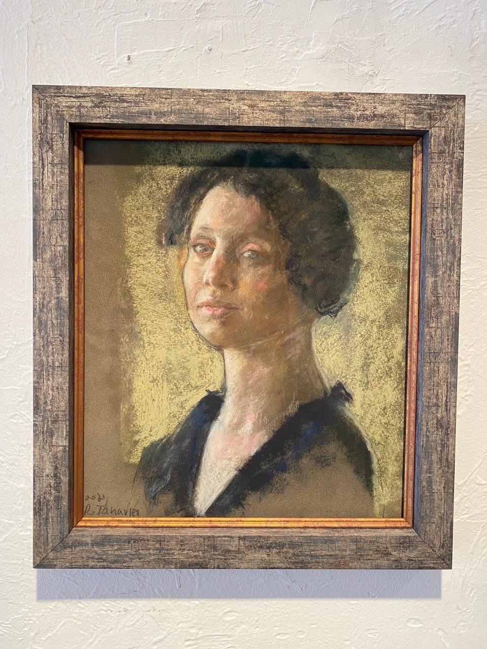 Roni Taharlev - ‘Portrait Of A Woman’ Figurative Female Model Oil On ...