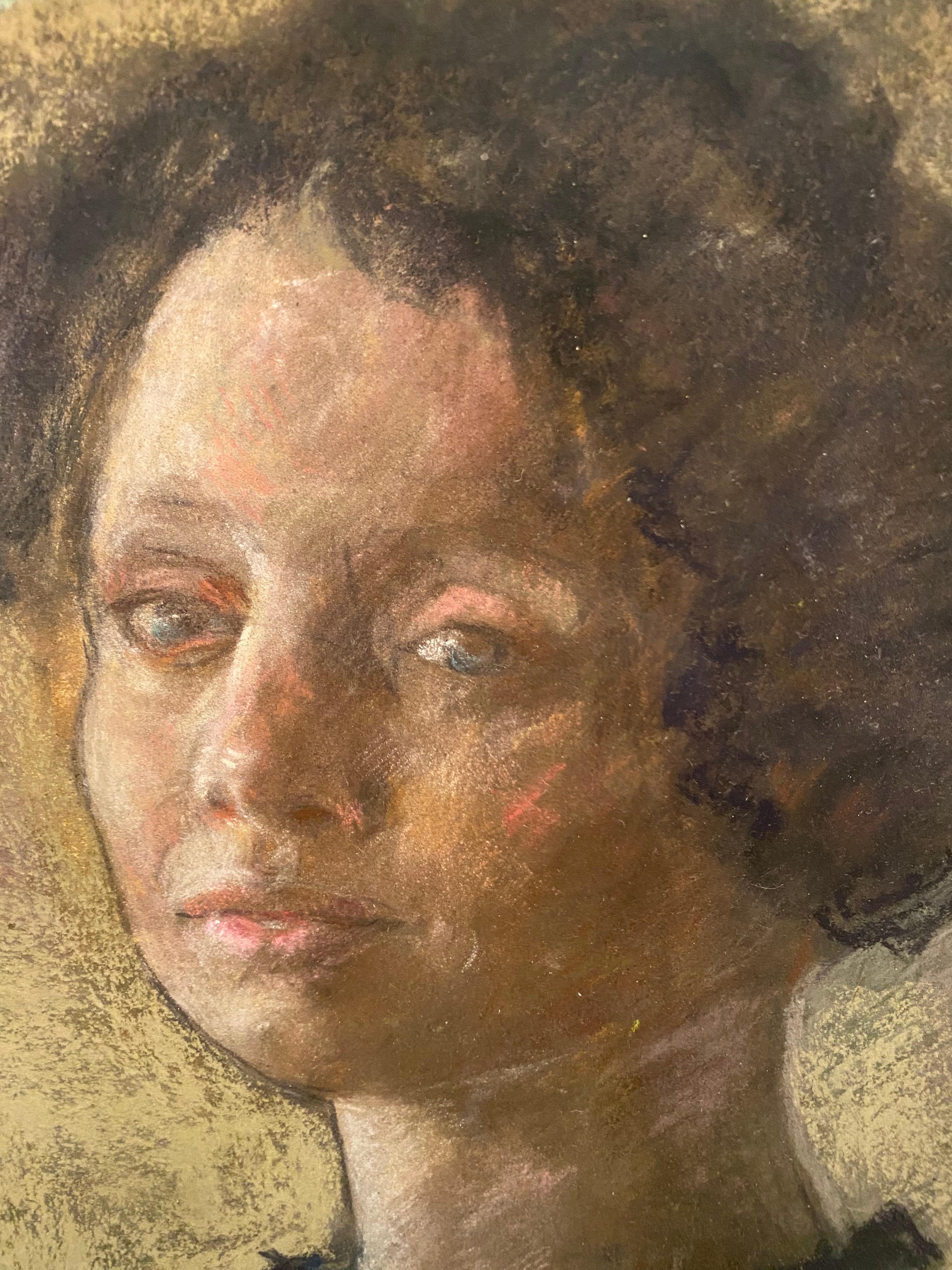 Roni Taharlev - ‘Portrait Of A Woman’ Figurative Female Model Oil On ...