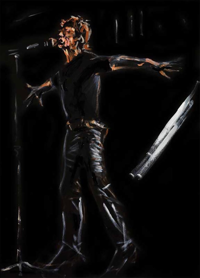 Ronnie Wood - ''Out Of Control’ Mick Jagger For Sale at 1stDibs