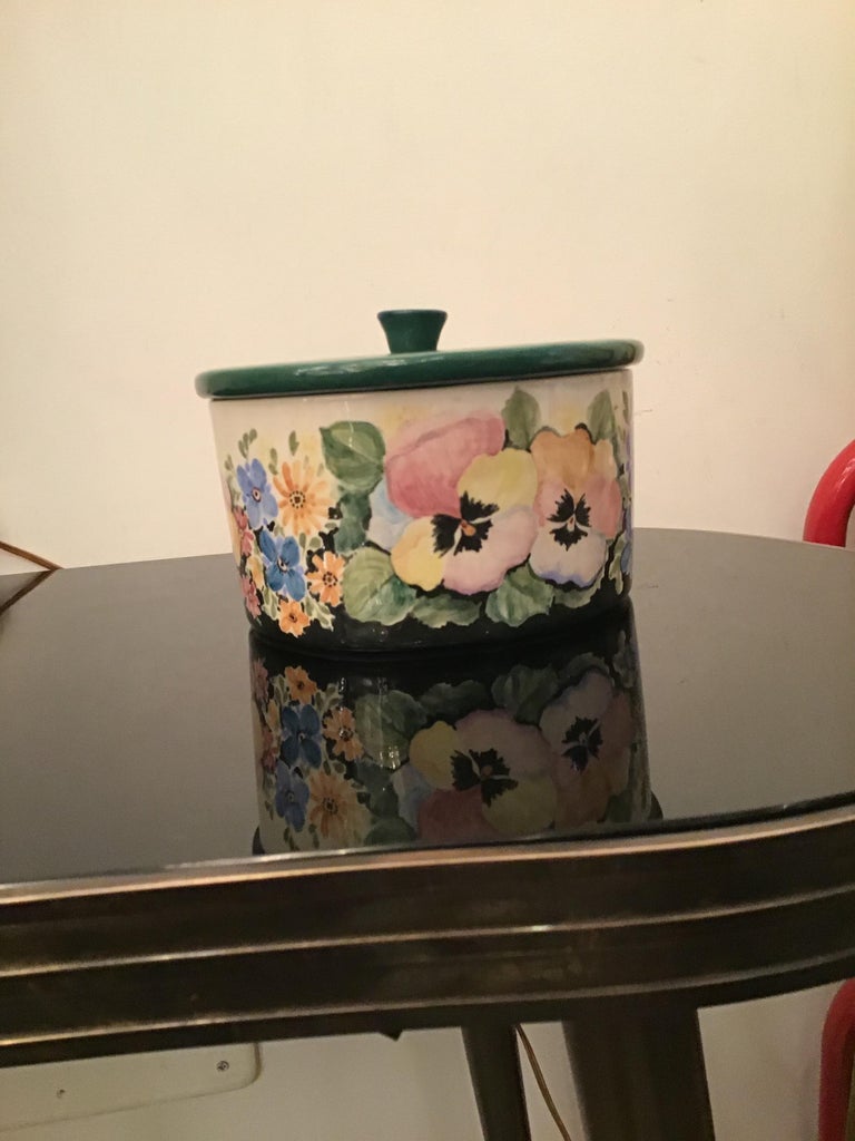 Ronzan Ceramic Box / Centerpiece Ceramic, 1950, Italy For Sale at 1stDibs