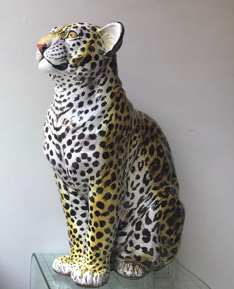 Ronzan “Stile” Jaguar Ceramic, 1950, Italy For Sale at 1stDibs