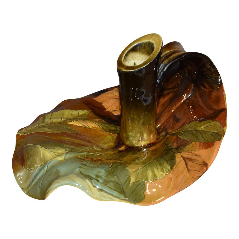 Rookwood 1892 Pottery Standard Glaze Beetle Bug Chamberstick Trial T603 ...
