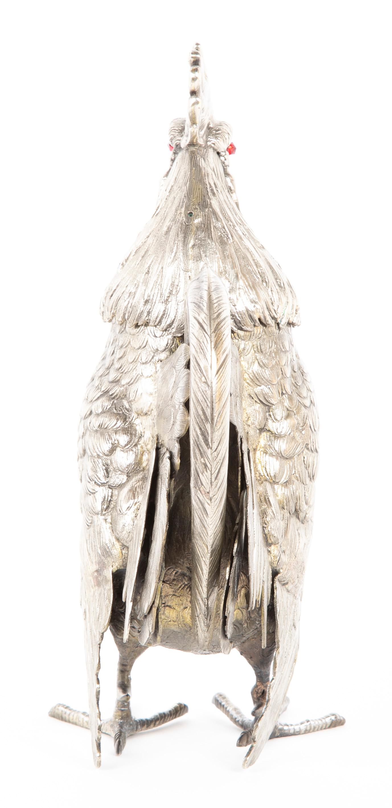 Rooster Cocktail Shaker by Ludwig Nersheimer For Sale at 1stDibs