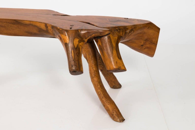 Root Wood Bench For Sale at 1stDibs