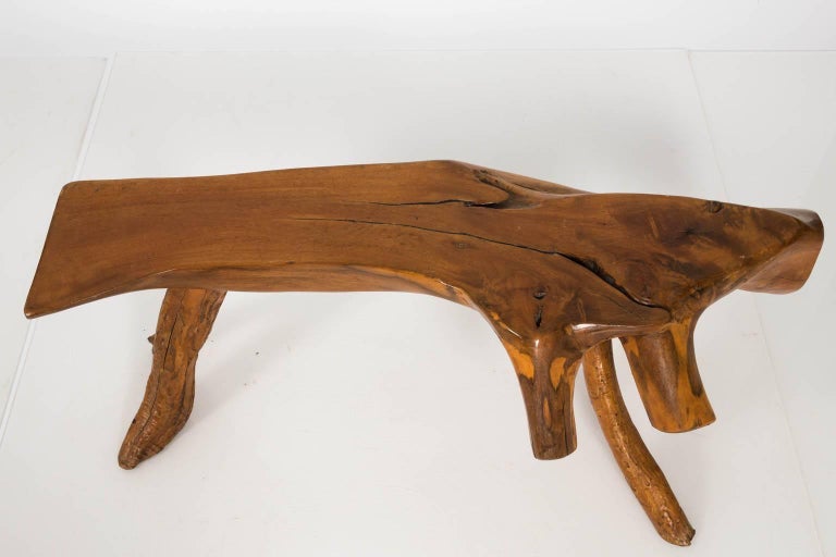 Root Wood Bench For Sale at 1stDibs