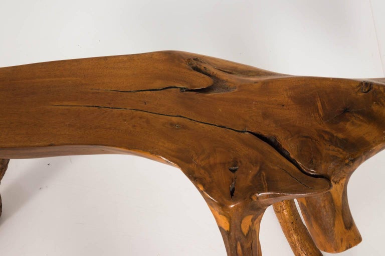 Root Wood Bench For Sale at 1stDibs