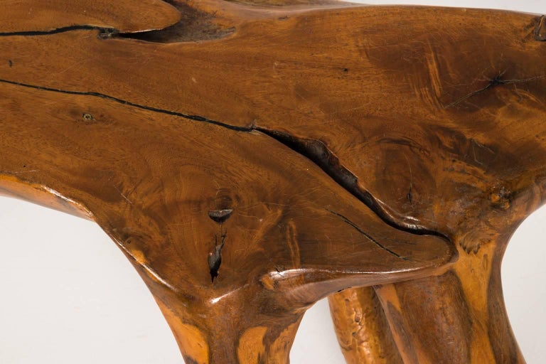 Root Wood Bench For Sale at 1stDibs
