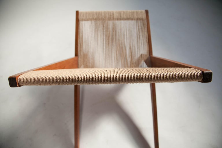 Rope Chair in Pine, Attributed to Poul Kjaerholm and Jørgen Høj ...