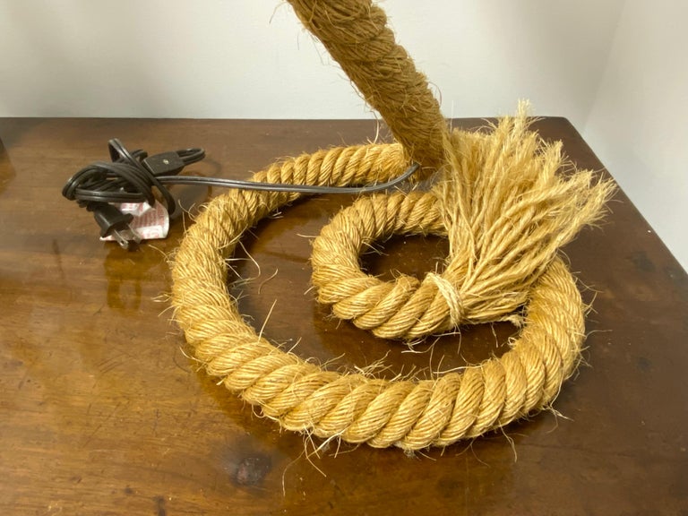 Rope Table Lamp For Sale at 1stDibs