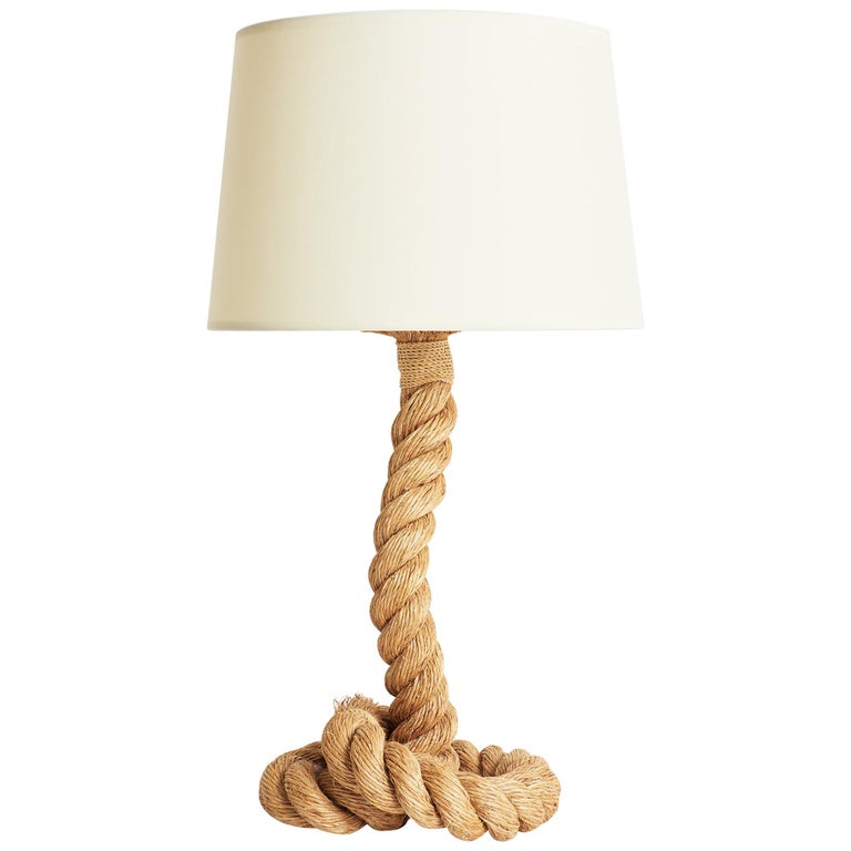 Rope Table Lamp at 1stDibs