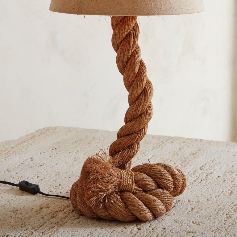 Rope Table Lamp, France, 20th Century For Sale at 1stDibs