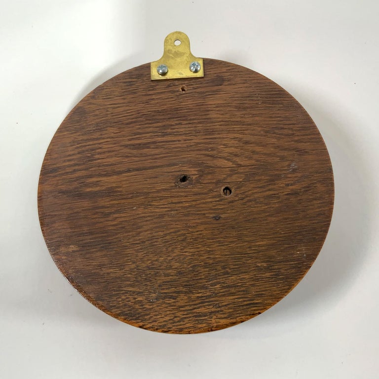 Rope Twist Oak Case Nautical Barometer For Sale at 1stDibs