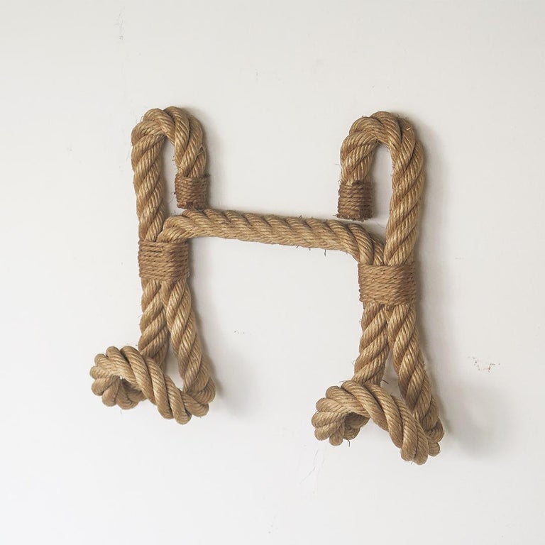 Rope Wall Hook by Audoux and Minet at 1stDibs